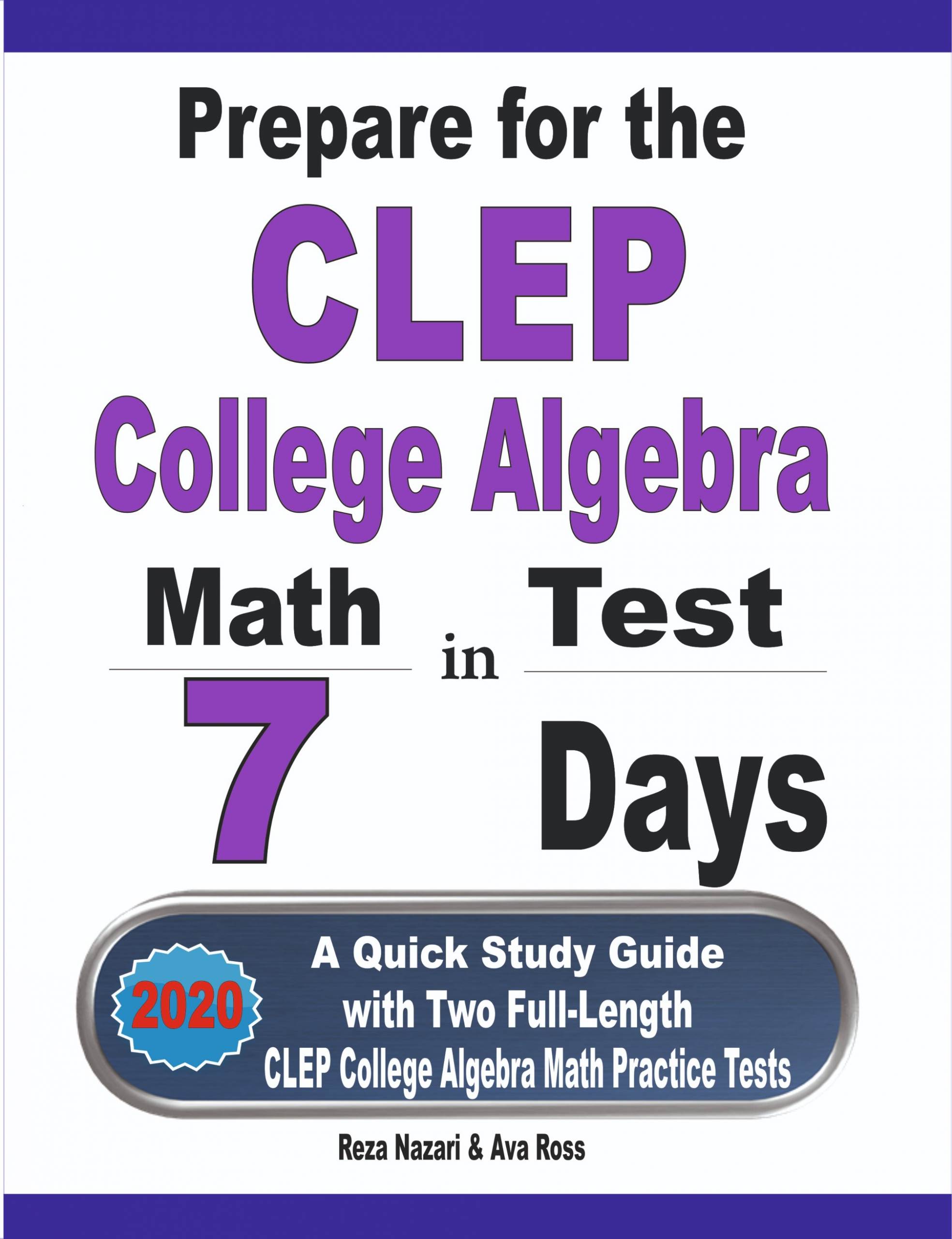 Top 10 CLEP College Algebra Prep Books (Our 2021 Favorite Picks)