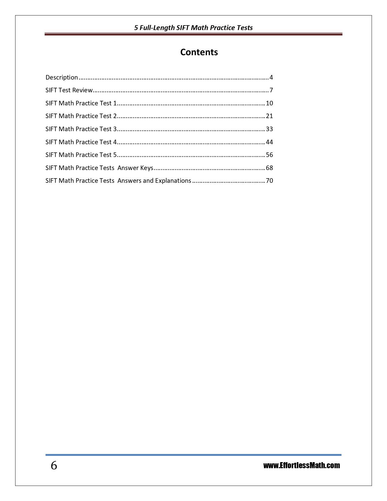 5 Full-Length SIFT Math Practice Tests: The Practice You Need to Ace ...