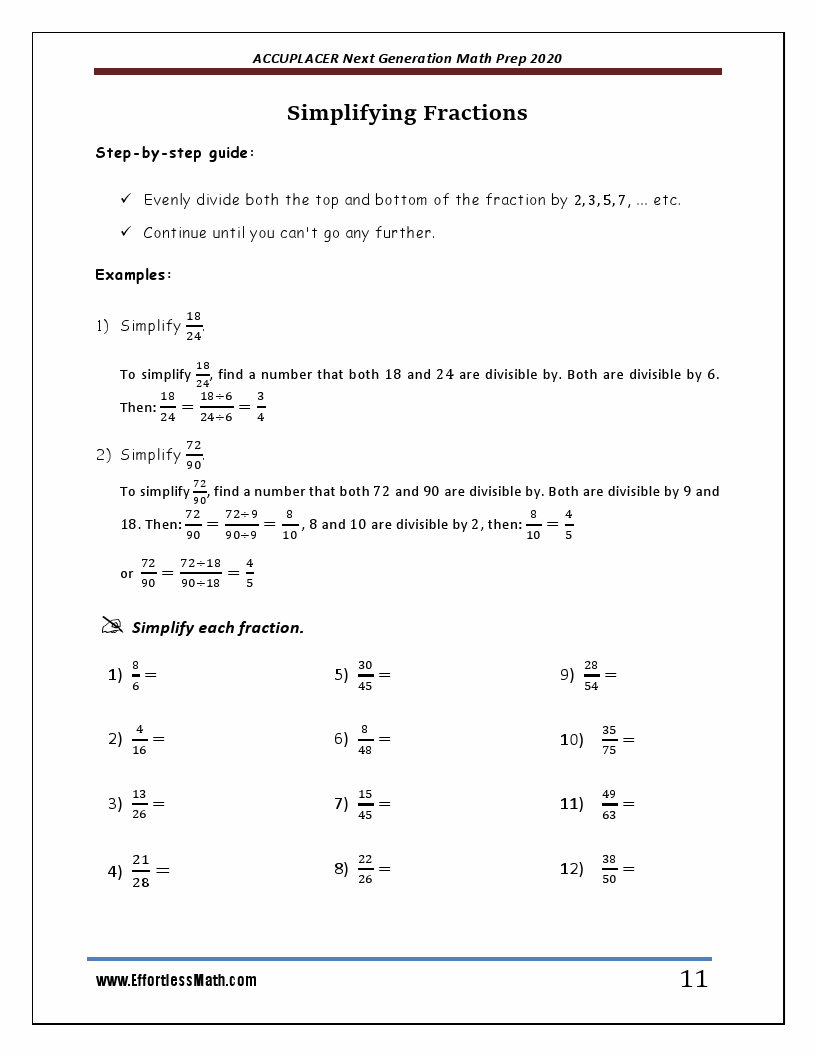 ACCUPLACER Next Generation Math Prep 2020: A Comprehensive Review and ... ACCUPLACER Next Generation Math Prep 2020: A Comprehensive Review and ...