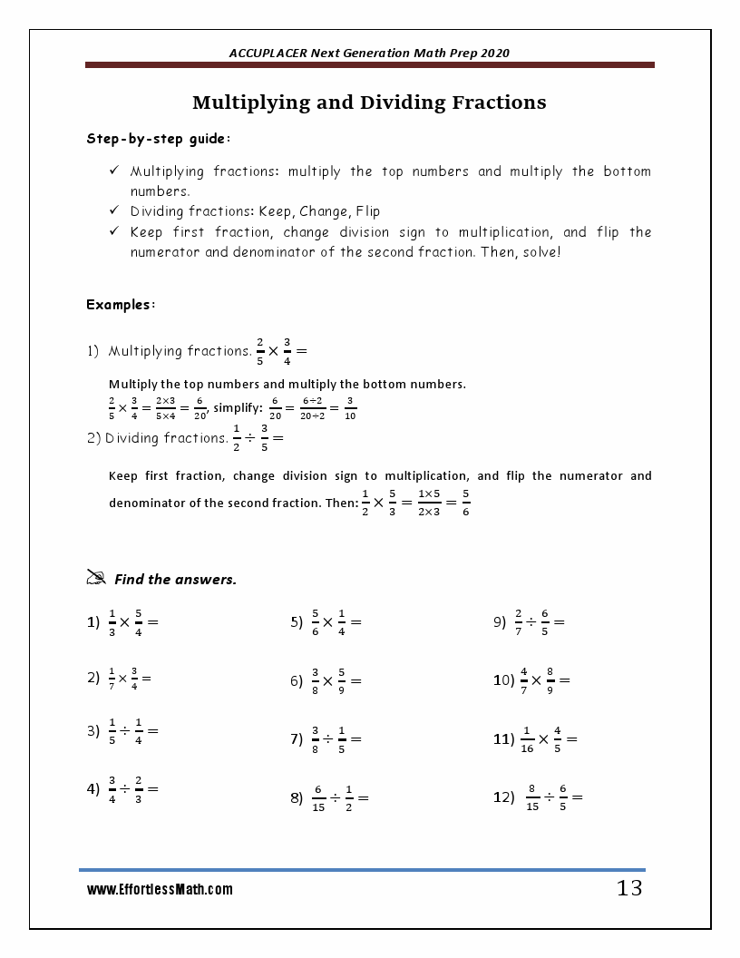 ACCUPLACER Next Generation Math Prep 2020: A Comprehensive Review and ... ACCUPLACER Next Generation Math Prep 2020: A Comprehensive Review and ...