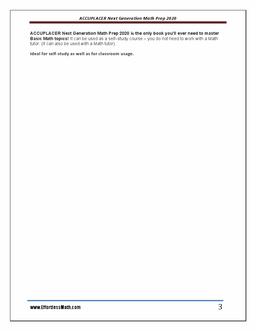 ACCUPLACER Next Generation Math Prep 2020: A Comprehensive Review and ...