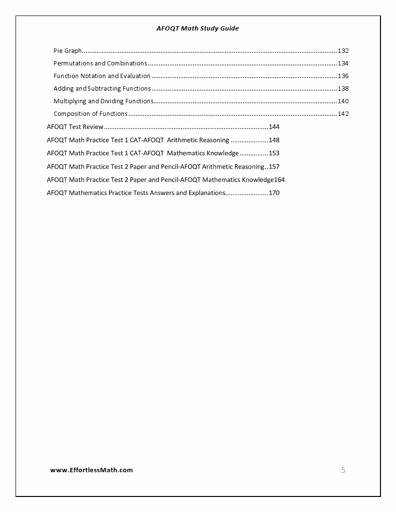 AFOQT Math Study Guide 2020 – 2021: A Comprehensive Review and Step-By ...