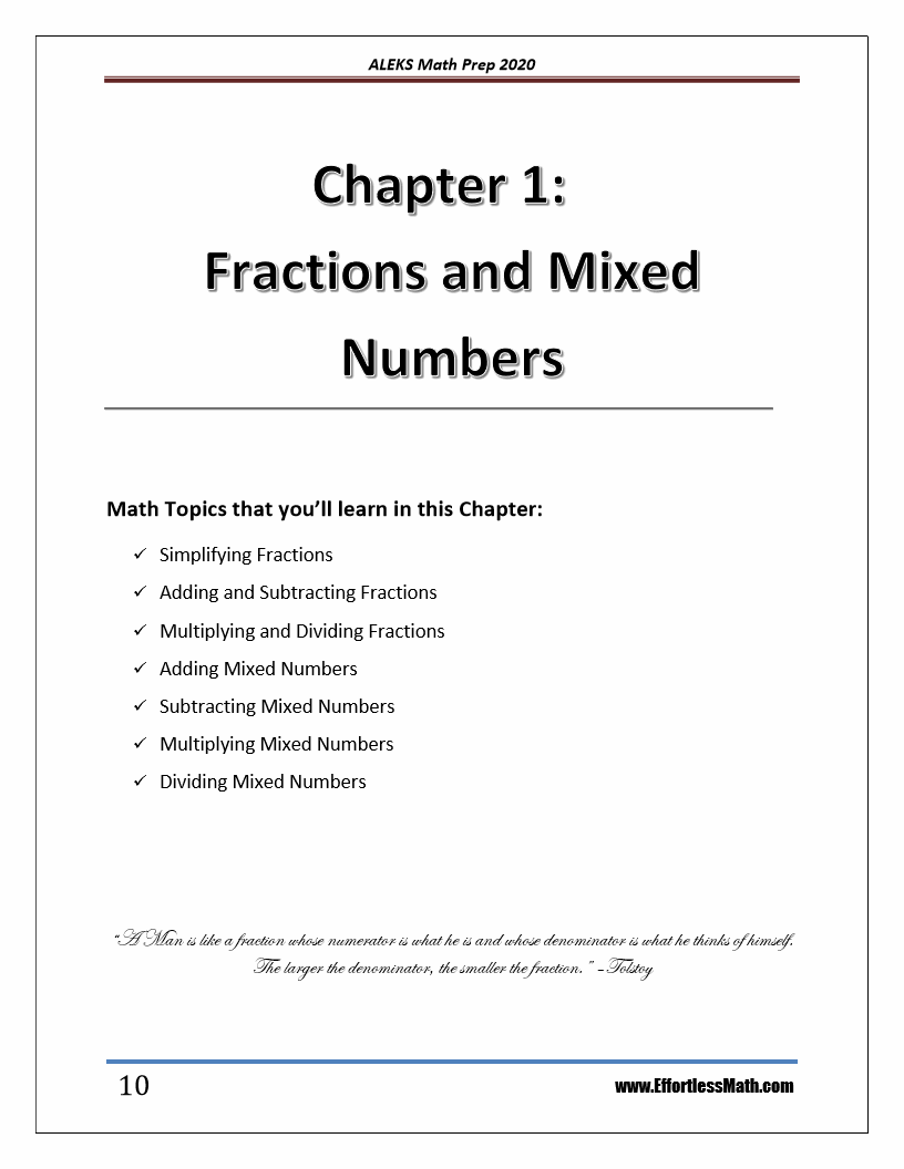 ALEKS Math Prep 2020: A Comprehensive Review and Step-By-Step Guide to ...