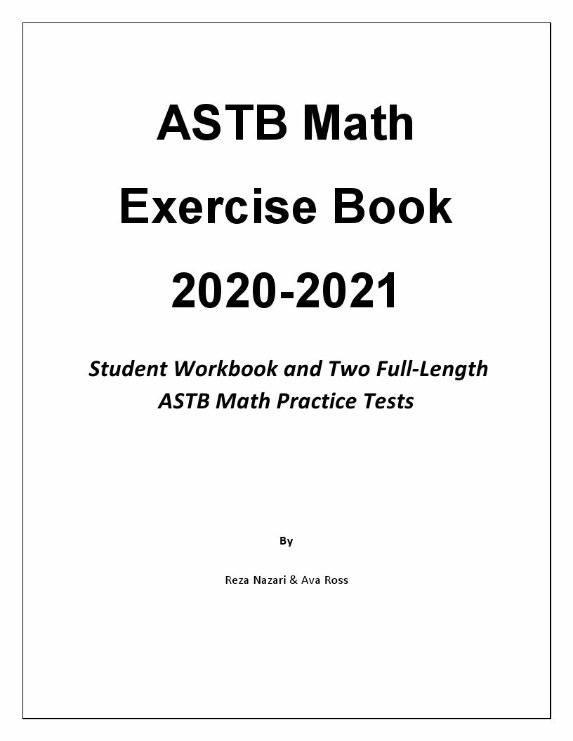 ASTB Math Exercise Book 2020-2021: Student Workbook and Two Full-Length ...
