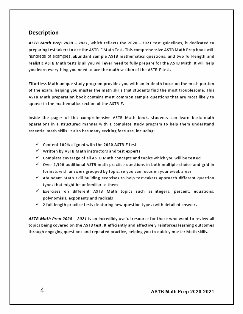 ASTB Math Prep 2020-2021: The Most Comprehensive Review and Ultimate ...