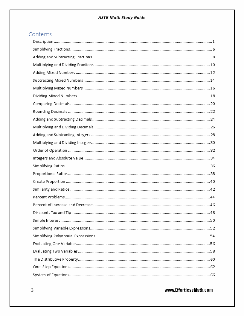 ASTB Math Study Guide 2020 – 2021: A Comprehensive Review and Step-By ...