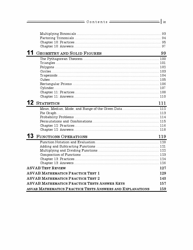 ASVAB Math Tutor: Everything You Need to Help Achieve an Excellent ...