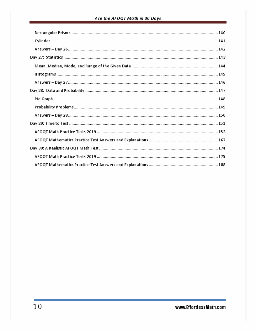 Ace the AFOQT Math in 30 Days: The Ultimate Crash Course to Beat the ...