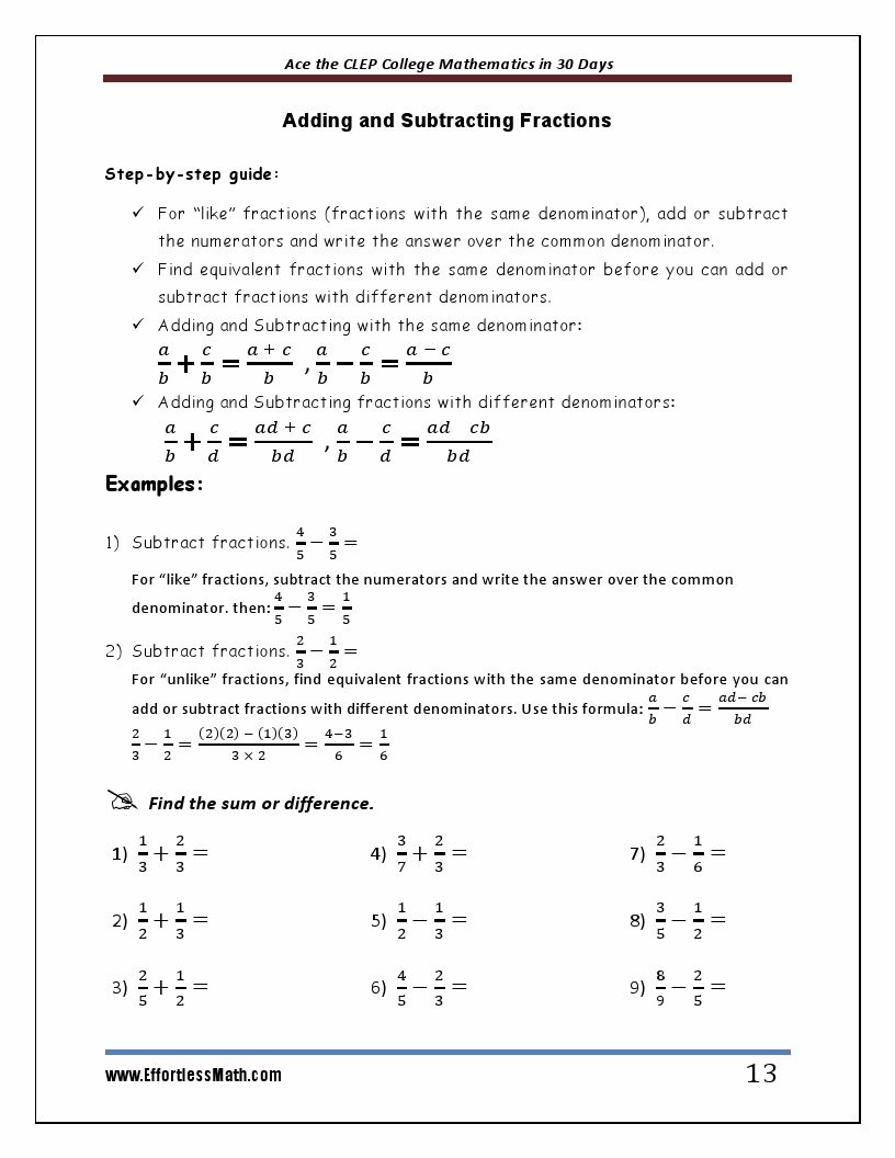 Ace the CLEP College Mathematics in 30 Days: The Ultimate Crash Course ...
