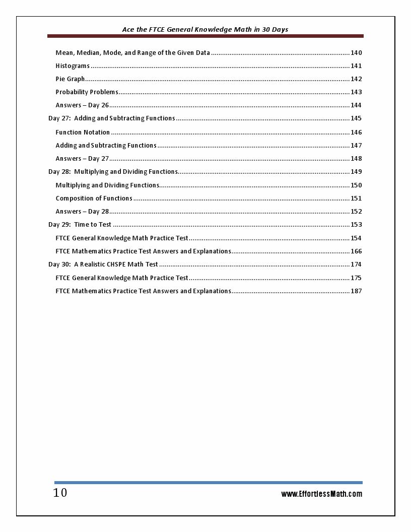 Ace the FTCE General Knowledge Math in 30 Days: The Ultimate Crash ...