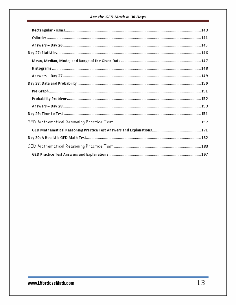 Ace the GED Math in 30 Days: The Ultimate Crash Course to Beat the GED ...