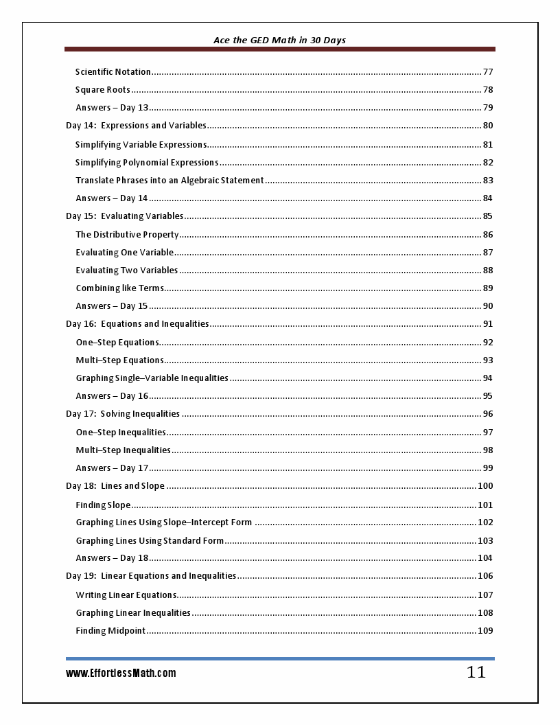 Ace the GED Math in 30 Days: The Ultimate Crash Course to Beat the GED ...