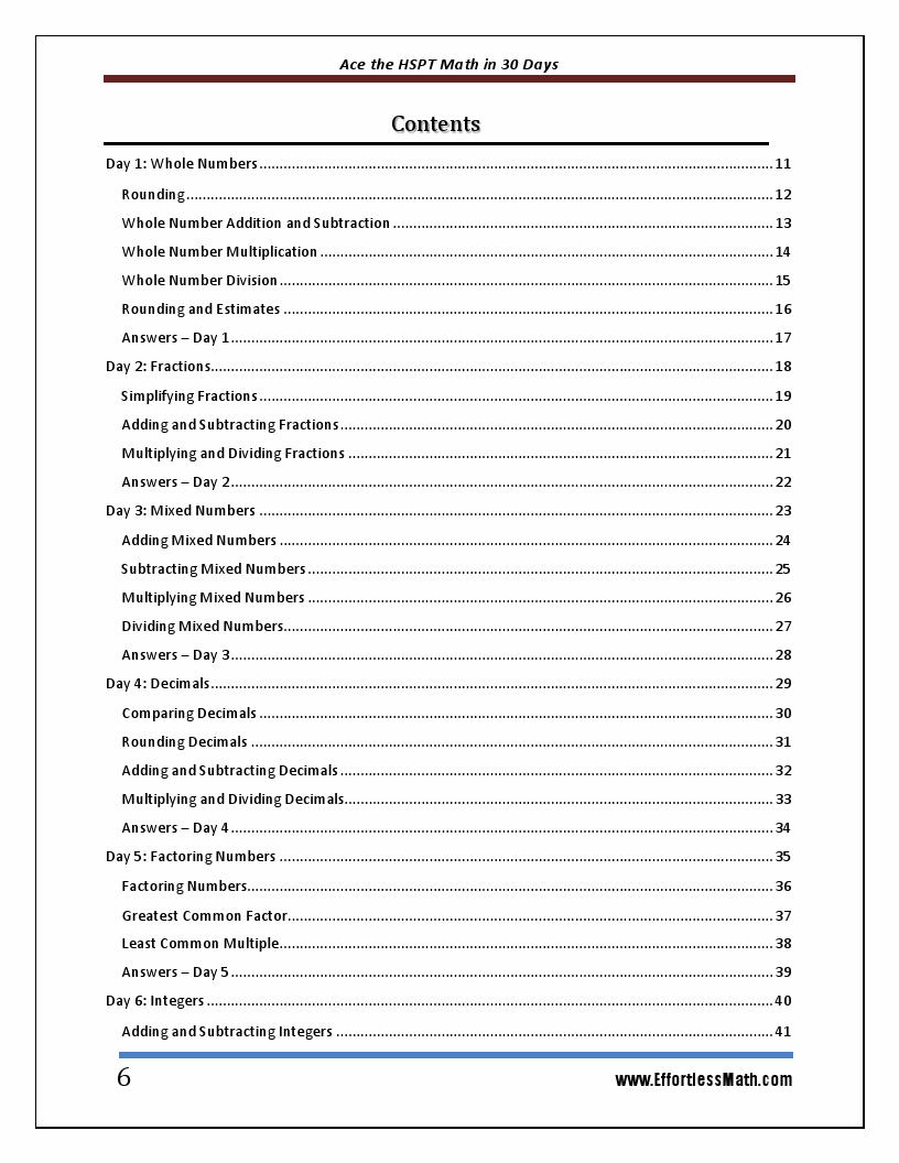 Ace the HSPT Math in 30 Days: The Ultimate Crash Course to Beat the ...