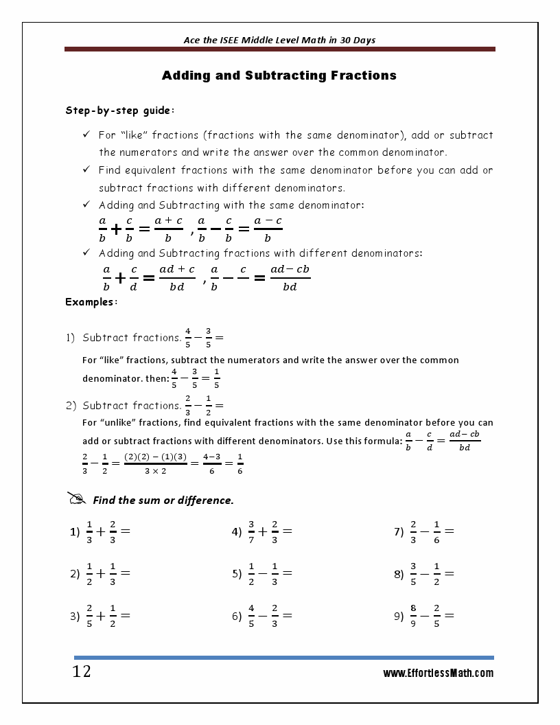 Ace the ISEE Middle Level Math in 30 Days | Effortless Math