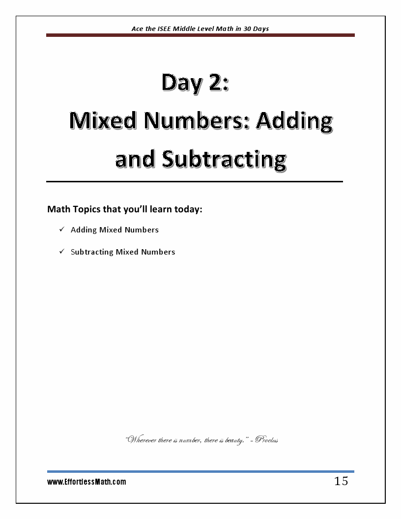 Ace the ISEE Middle Level Math in 30 Days: The Ultimate Crash Course to ...