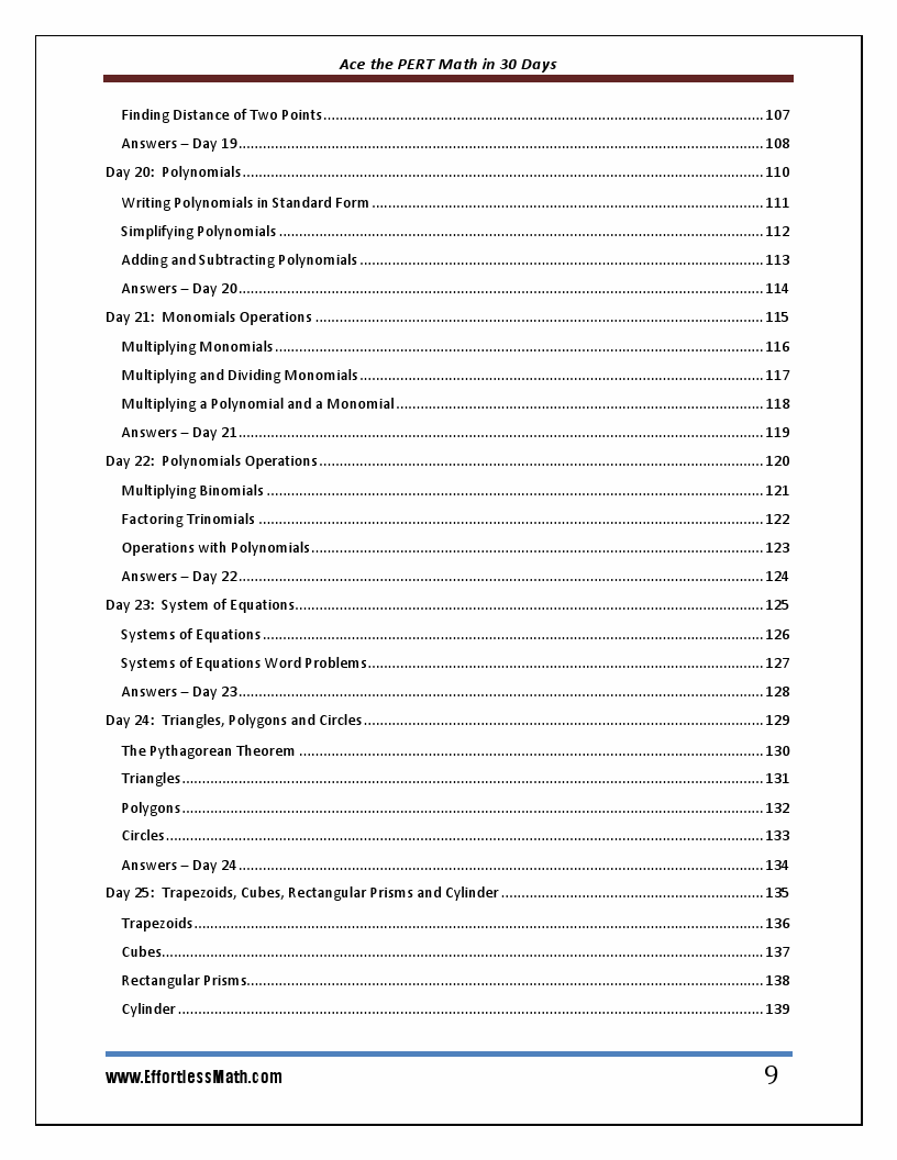 Ace the PERT Math in 30 Days: The Ultimate Crash Course to Beat the ...