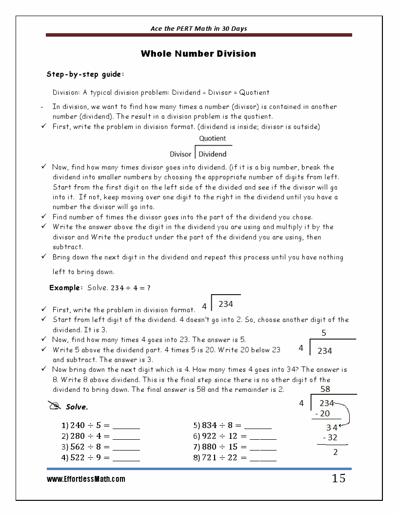 Ace the PERT Math in 30 Days: The Ultimate Crash Course to Beat the ...