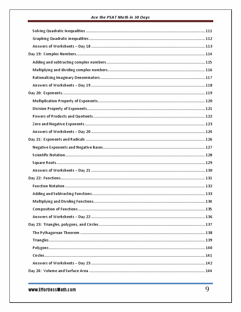 Ace the PSAT Math in 30 Days: The Ultimate Crash Course to Beat the ...