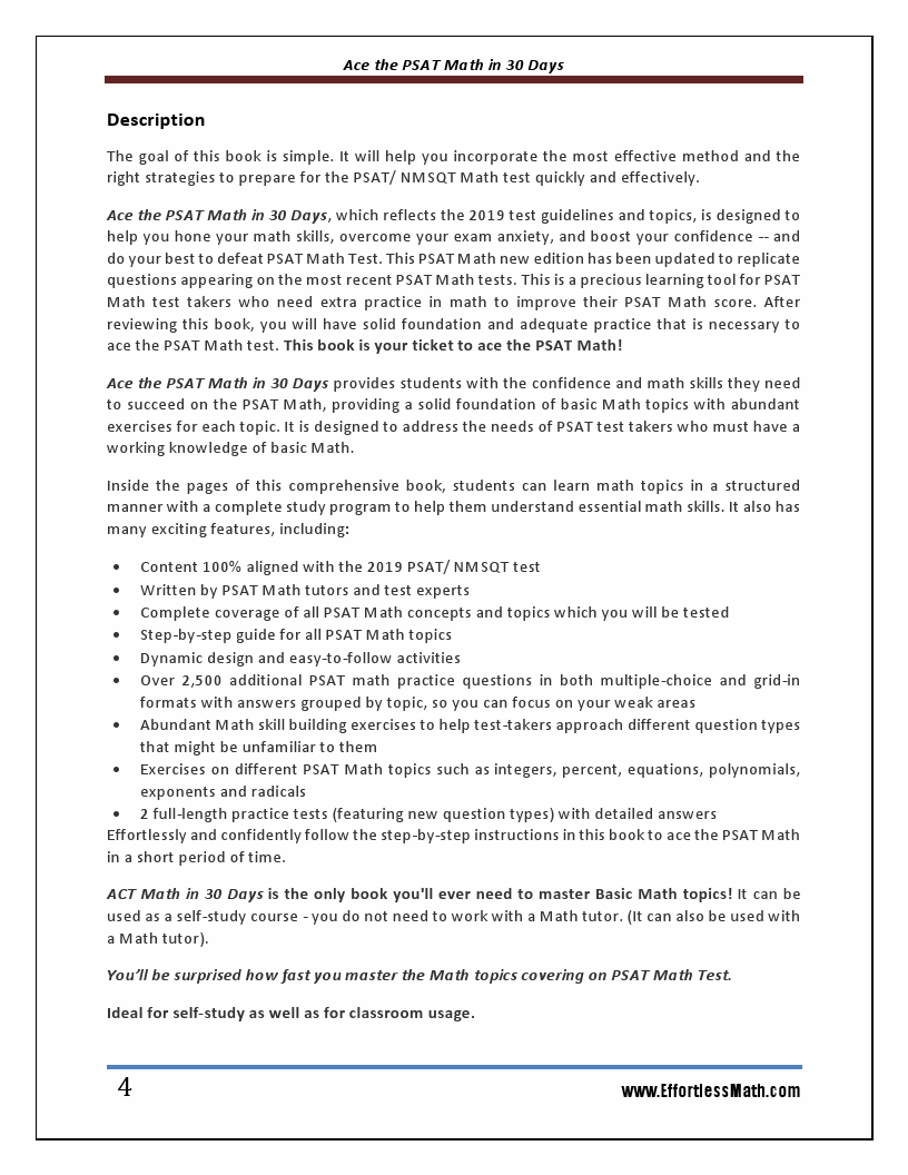 Ace the PSAT Math in 30 Days: The Ultimate Crash Course to Beat the ...