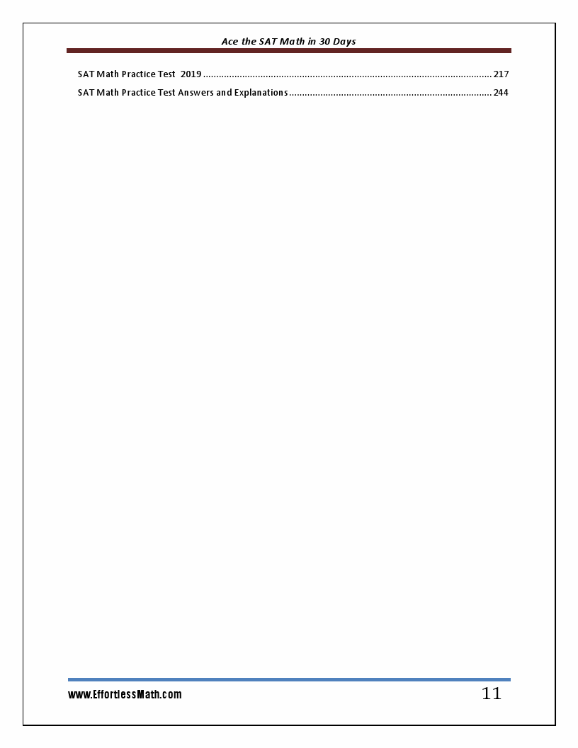 Ace the SAT Math in 30 Days: The Ultimate Crash Course to Beat the SAT ...