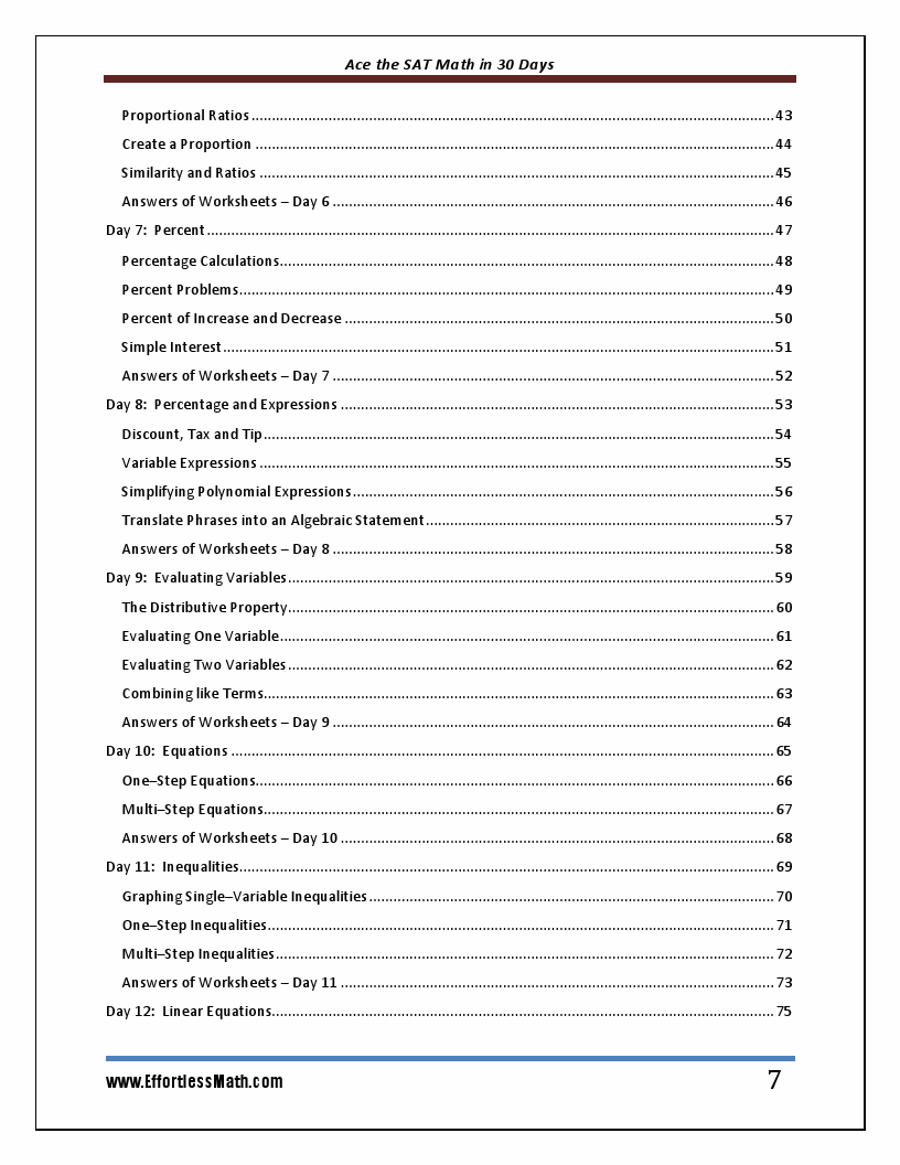 Ace the SAT Math in 30 Days: The Ultimate Crash Course to Beat the SAT ...