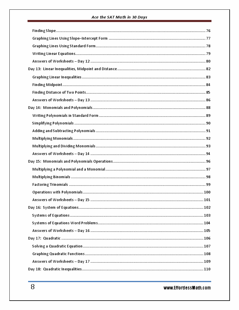 Ace the SAT Math in 30 Days: The Ultimate Crash Course to Beat the SAT ...
