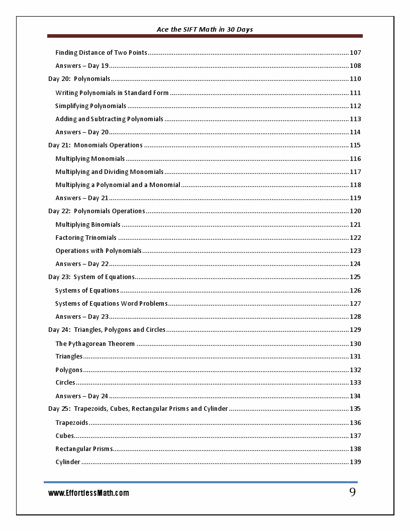Ace the SIFT Math in 30 Days: The Ultimate Crash Course to Beat the ...