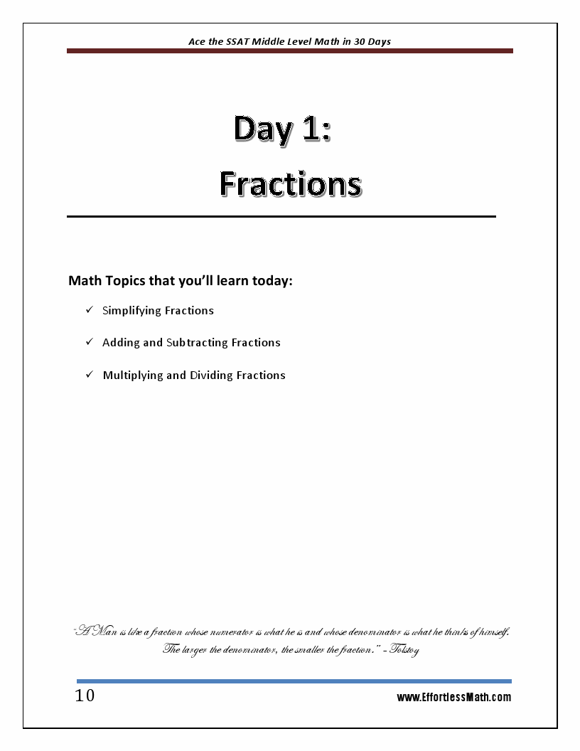 Ace the SSAT Middle Level Math in 30 Days: The Ultimate Crash Course to ...