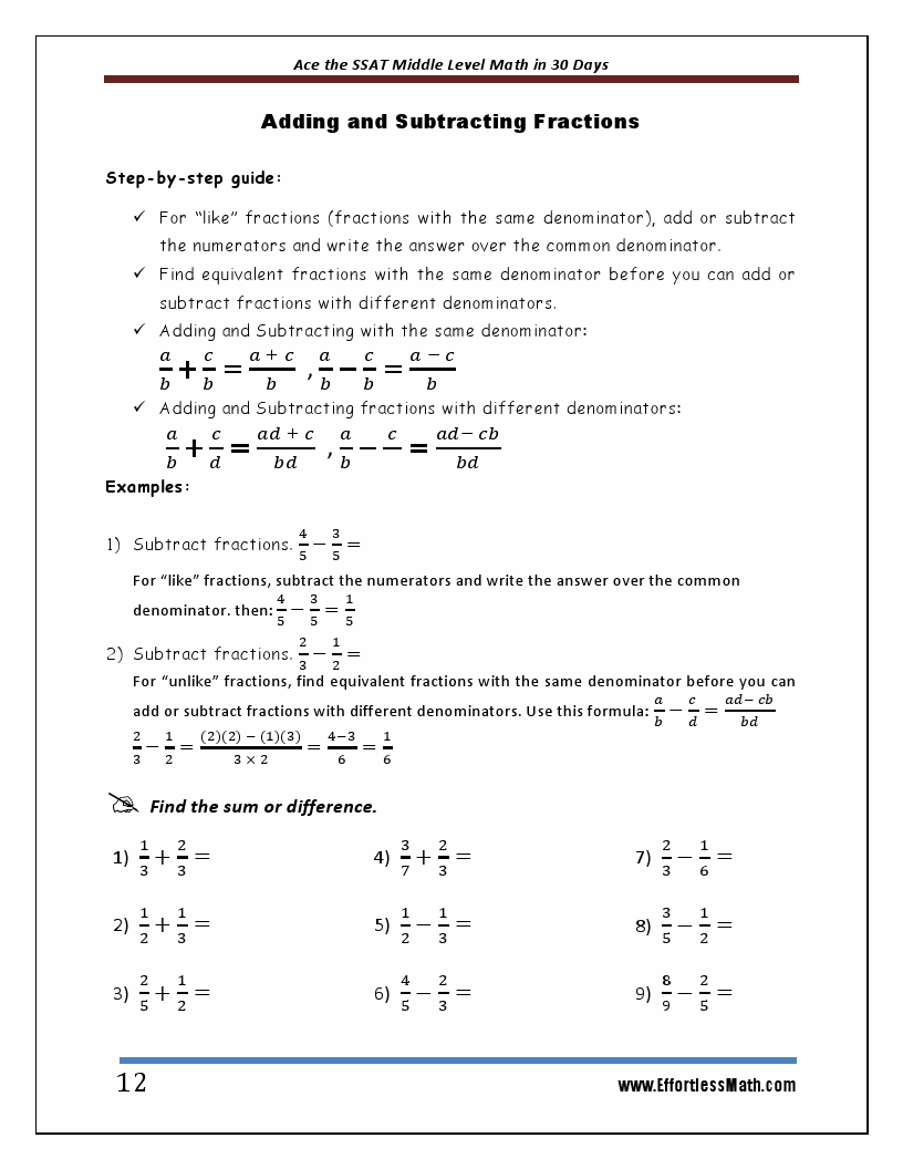 Ace the SSAT Middle Level Math in 30 Days: The Ultimate Crash Course to ...