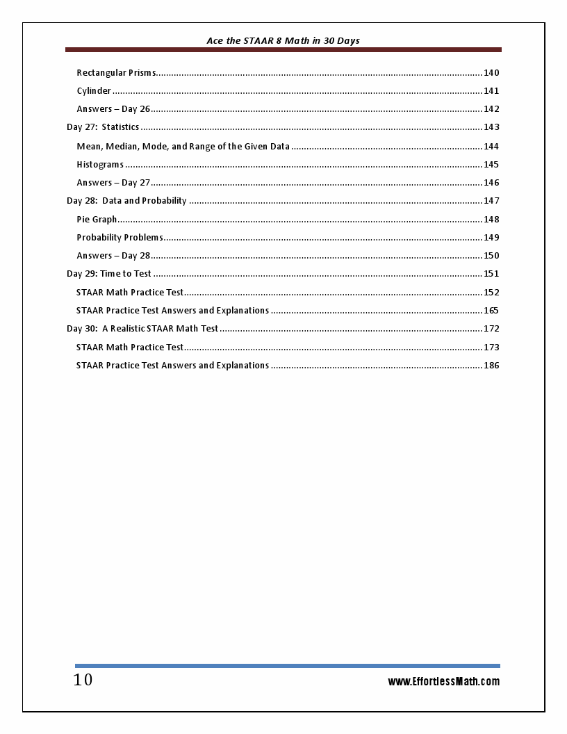 Ace the STAAR 8 Math in 30 Days: The Ultimate Crash Course to Beat the ...