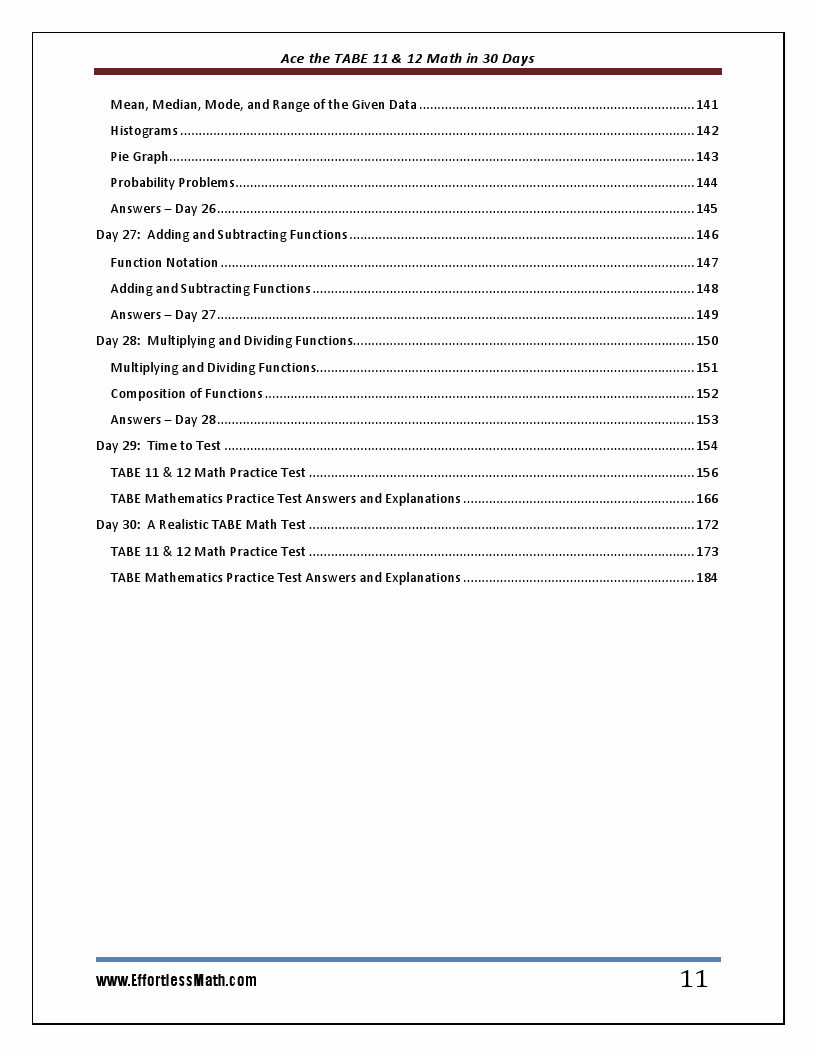 Ace the TABE 11 & 12 Math Level D in 30 Days: The Ultimate Crash Course ...