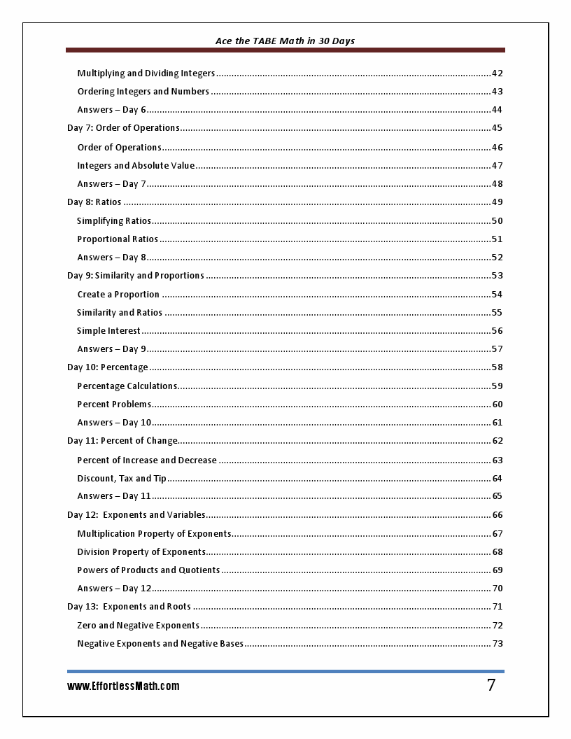 Ace the TABE Math in 30 Days: The Ultimate Crash Course to Beat the ...