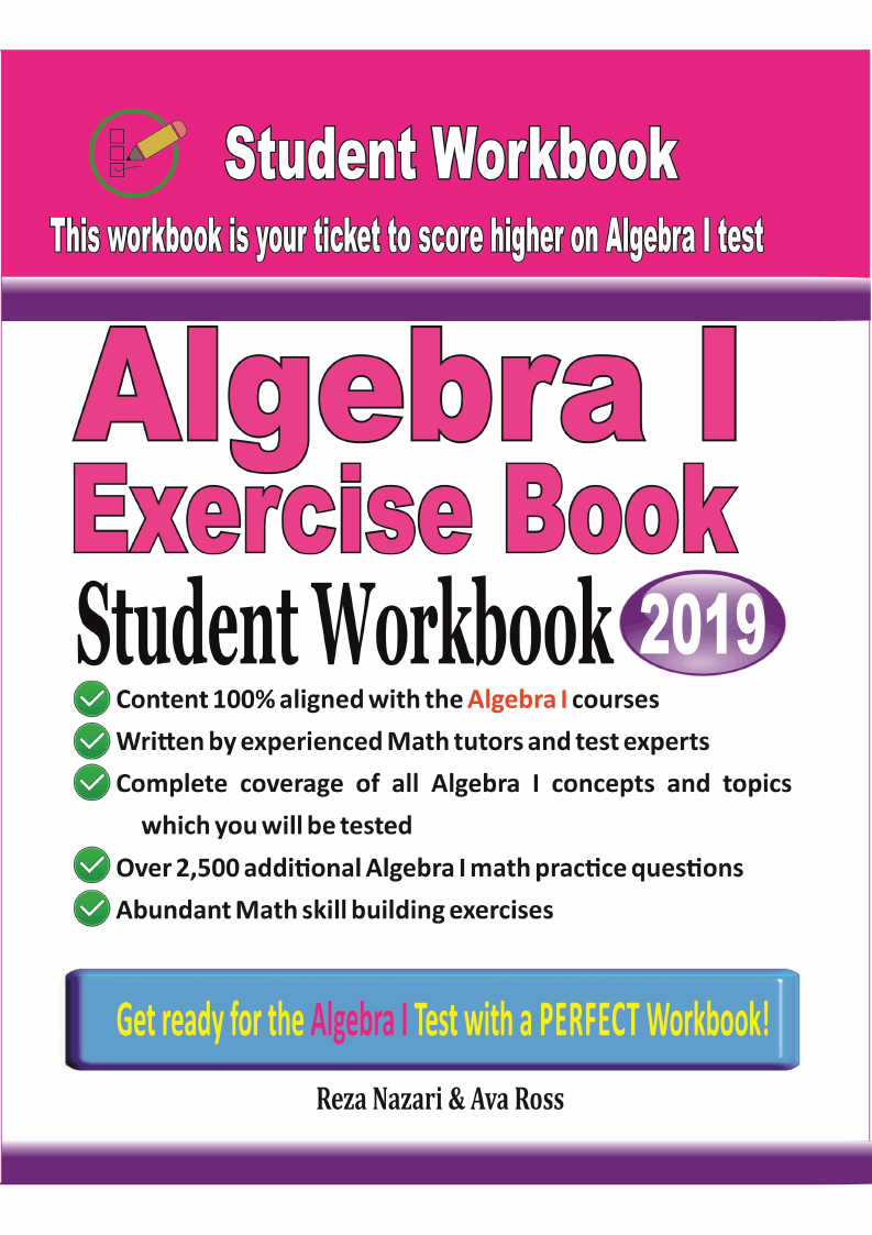 Algebra I Exercise Book: Student Workbook - Effortless Math: We Help ...