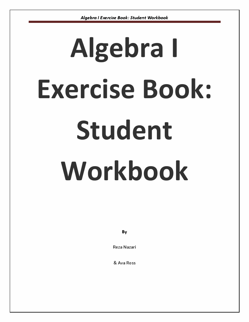 Algebra I Exercise Book: Student Workbook - Effortless Math: We Help ...