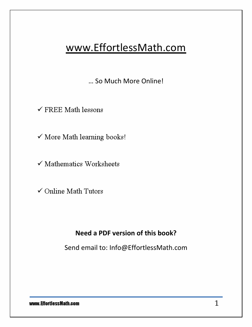 Basic Math and Pre-Algebra: A Comprehensive Review and Step-by-Step Guide to Mastering Pre ...