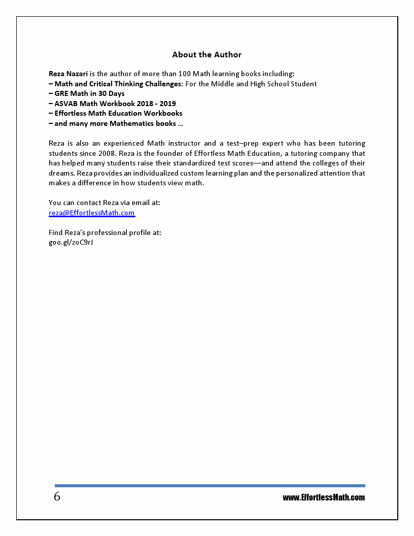 Basic Math and Pre-Algebra: A Comprehensive Review and Step-by-Step Guide to Mastering Pre ...