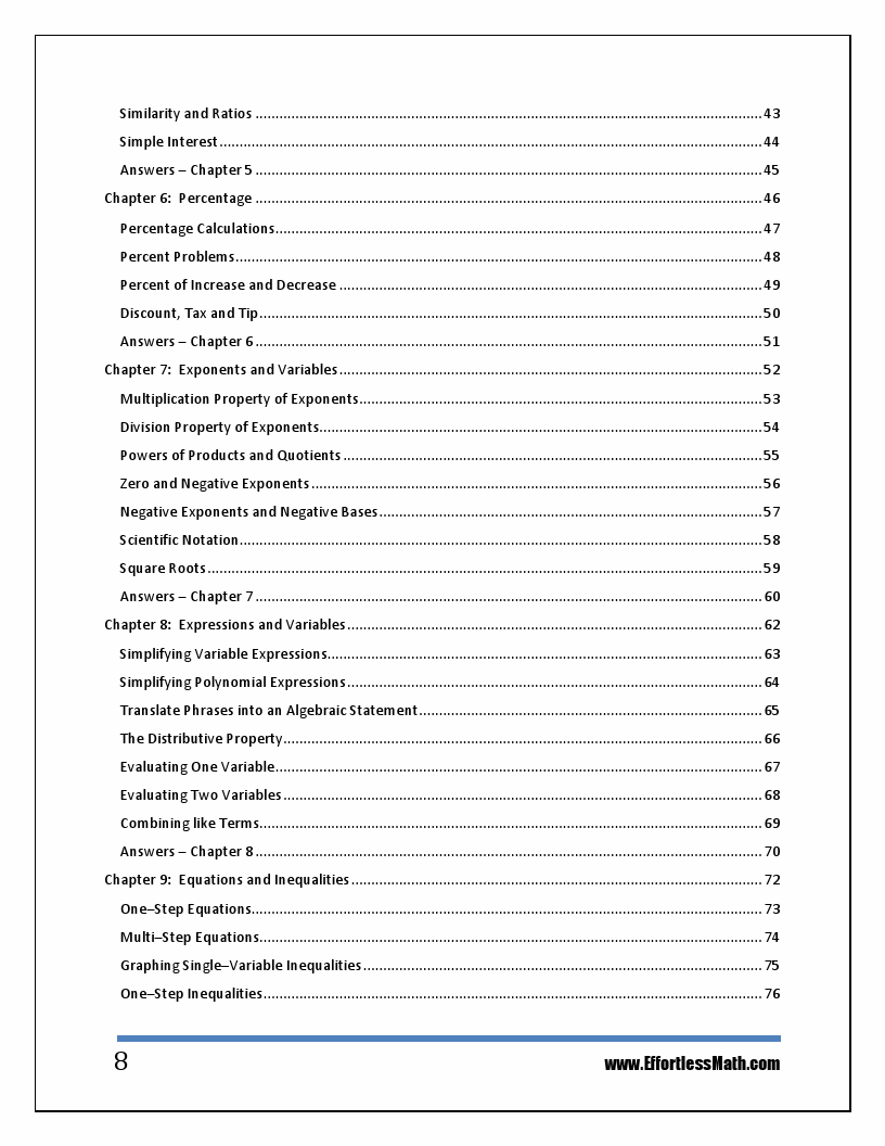 Basic Math and Pre-Algebra: A Comprehensive Review and Step-by-Step Guide to Mastering Pre ...