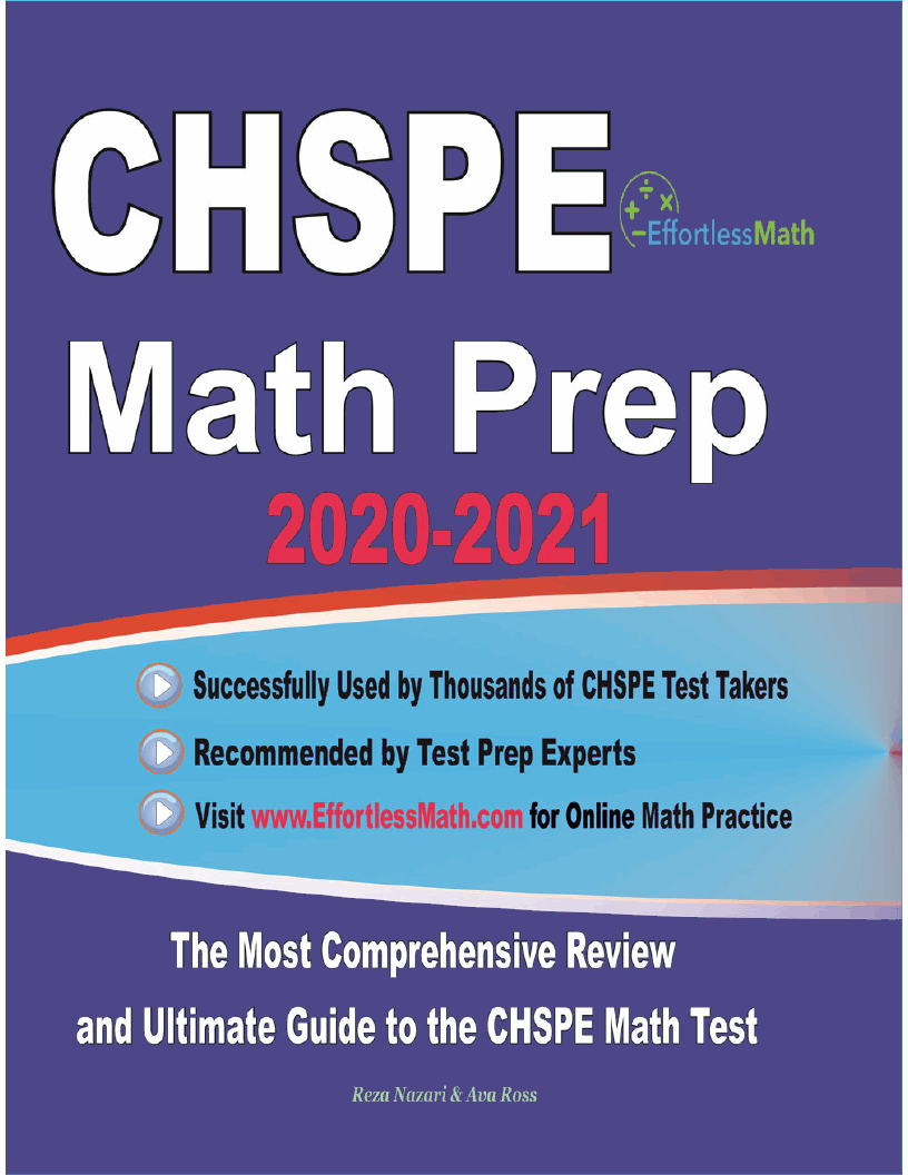 CHSPE Math Prep 2020-2021: The Most Comprehensive Review and Ultimate ...
