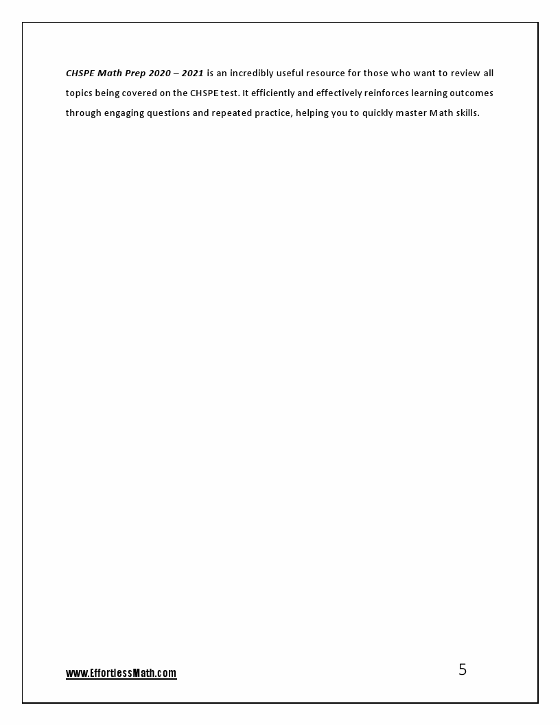 CHSPE Math Prep 2020-2021: The Most Comprehensive Review and Ultimate ...