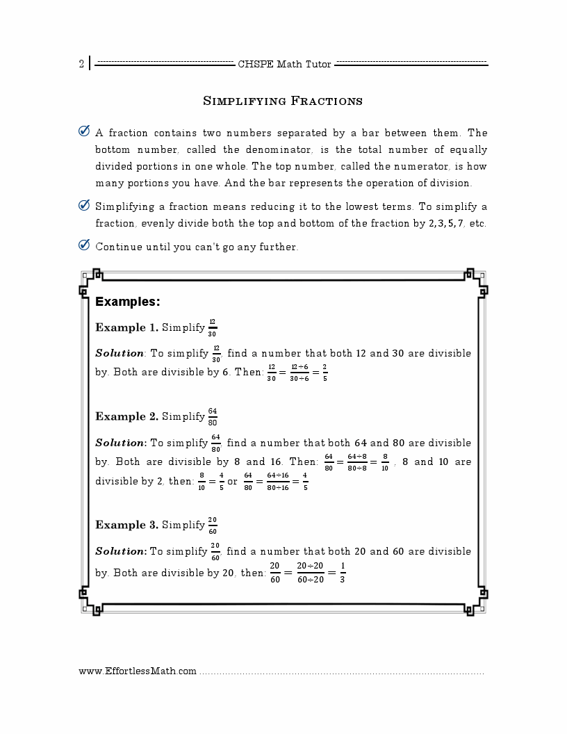 CHSPE Math Tutor: Everything You Need to Help Achieve an Excellent ...