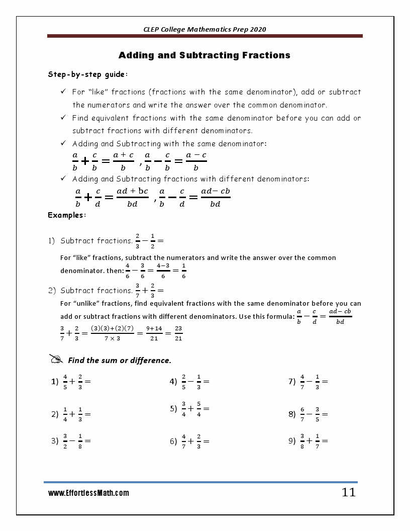 CLEP College Mathematics Prep 2020: A Comprehensive Review and Step-By ... CLEP College Mathematics Prep 2020: A Comprehensive Review and Step-By ...