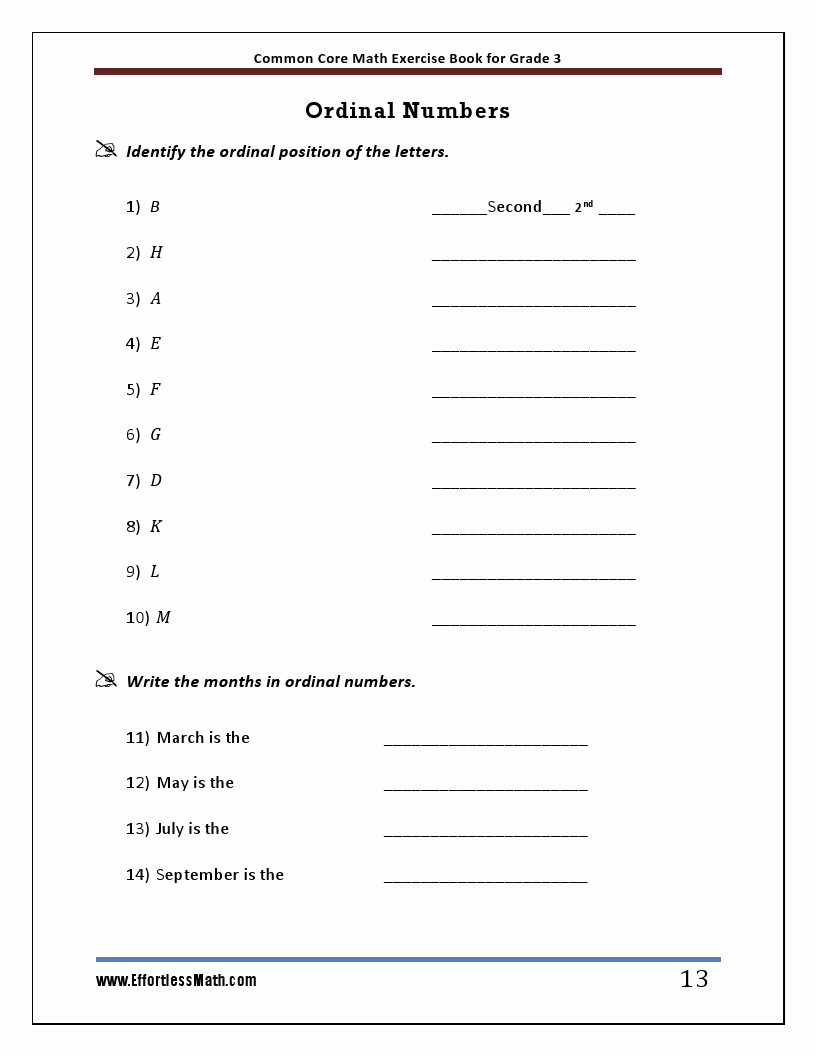 Common Core Math Exercise Book for Grade 3: Student Workbook and Two ...