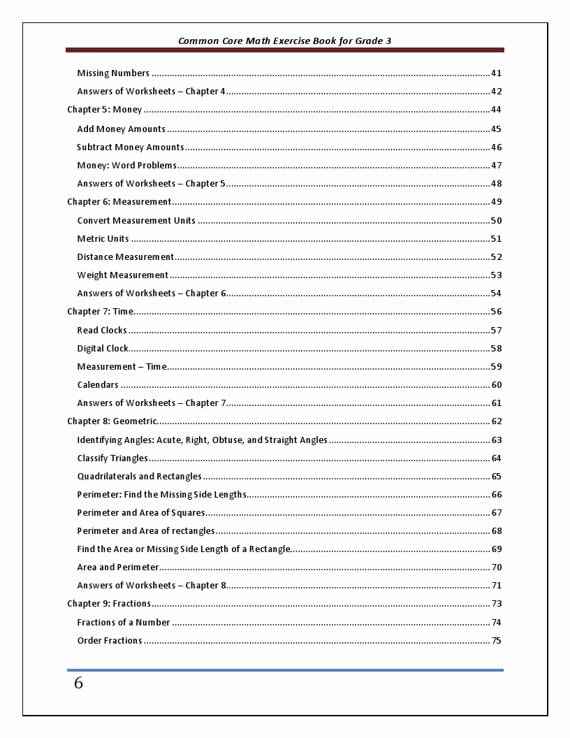 Common Core Math Exercise Book for Grade 3: Student Workbook and Two ...