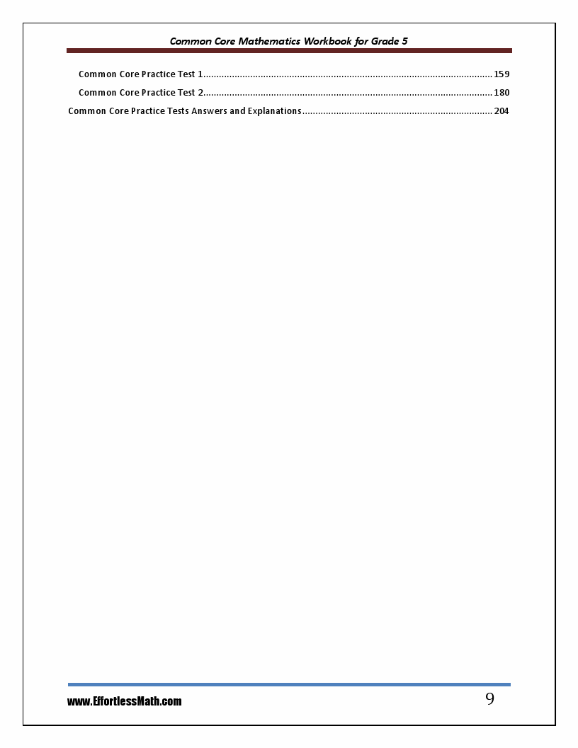 Common Core Mathematics Workbook For Grade 5: Step-By-Step Guide to ...