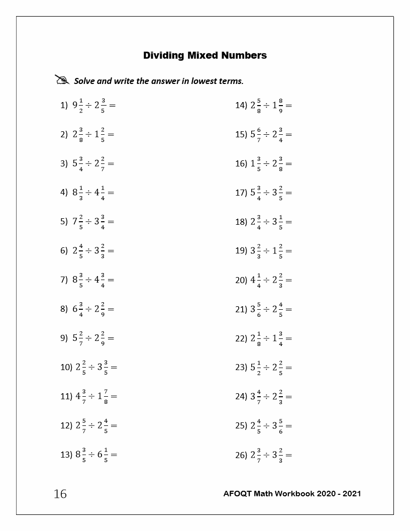 Comprehensive AFOQT Math Practice Book 2020 – 2021: Complete Coverage ...