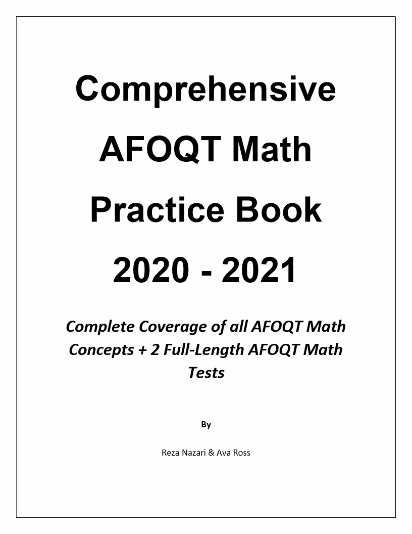 Comprehensive AFOQT Math Practice Book 2020 – 2021: Complete Coverage ...