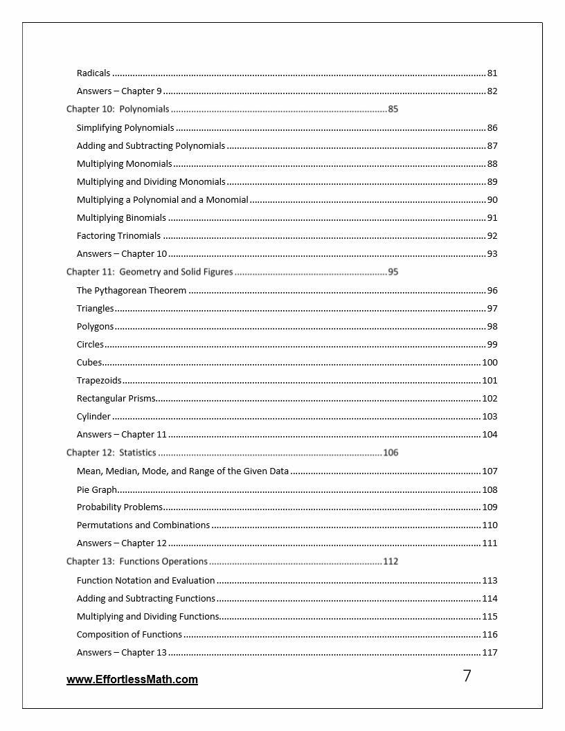 Comprehensive AFOQT Math Practice Book 2020 – 2021: Complete Coverage ...