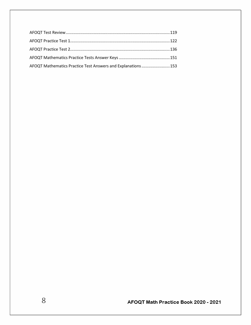 Comprehensive AFOQT Math Practice Book 2020 – 2021: Complete Coverage ...