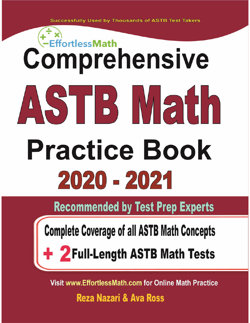 Comprehensive ASTB Math Practice Book 2020 – 2021: Complete Coverage of ...
