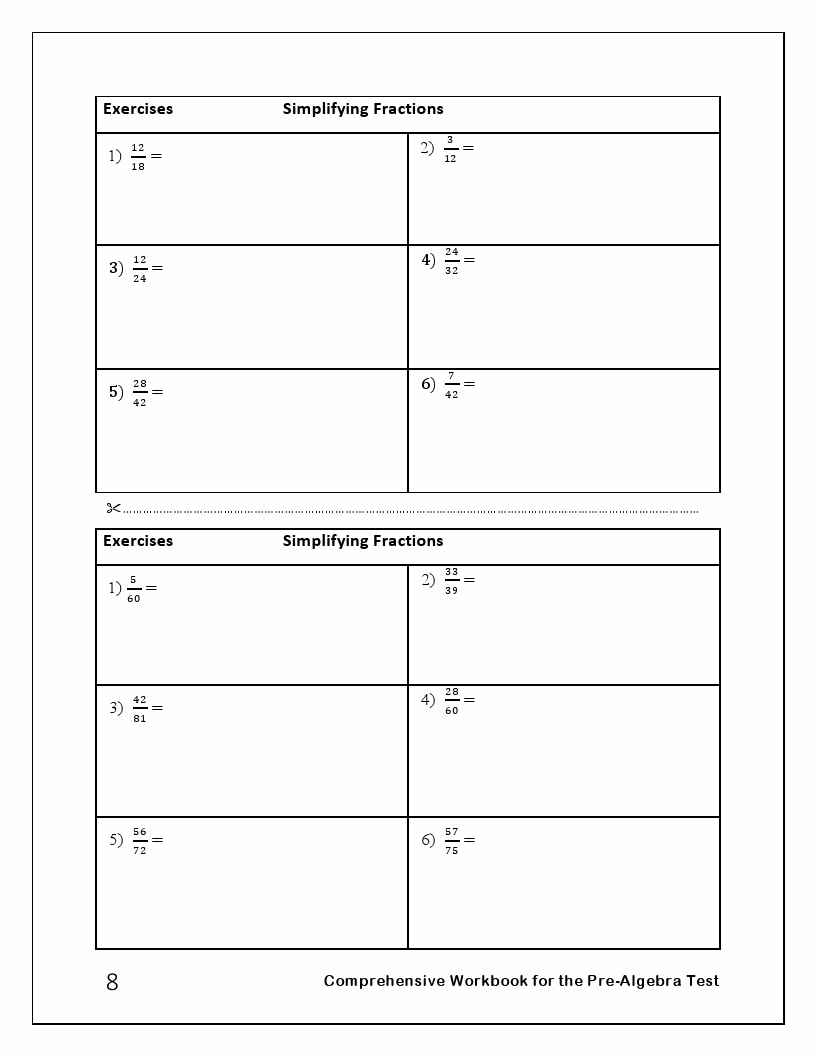 Comprehensive Workbook for Pre-Algebra: Student Workbook - Effortless ... Comprehensive Workbook for Pre-Algebra: Student Workbook - Effortless ...